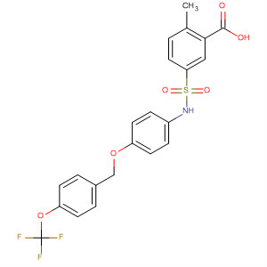 866357-54-2, Benzoic acid,2-methyl-5-[[[4-[[4-(trifluoromethoxy)phenyl]methoxy]phenyl]amino ...