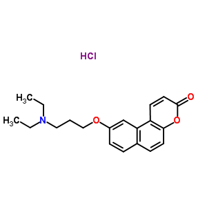 9-[3-(diethylamino)propoxy]-3H-benzo[f]chromen-3-one hydrochloride (1:1 ...