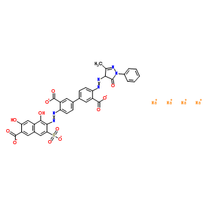 tetrasodium 6-[2-carboxylato-4-[3-carboxylato-4-[(3-methyl-5-oxo-1-phenyl-4H-pyrazol-4-yl)azo ...