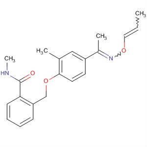 181642-39-7, Benzamide,N-methyl-2-[[2-methyl-4-[1-[(1-propenyloxy)imino ...