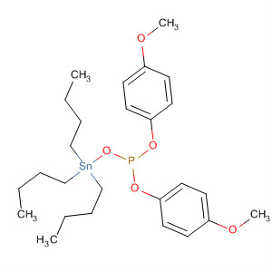 Stannane, [[bis(4-methoxyphenoxy)phosphinyl]oxy]tributyl- | 142232-78-8