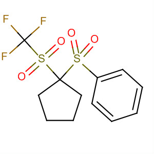 Benzene, [[1-[(trifluoromethyl)sulfonyl]cyclopentyl]sulfonyl]- | 140396 ...