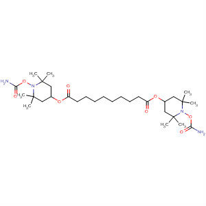 122809-52-3, Decanedioic acid,bis[1-[(aminocarbonyl)oxy]-2,2,6,6 ...