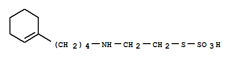 Thiosulfuric acid,S-[2-[[4-(1-cyclohexen-1-yl)butyl]amino]ethyl] ester ...