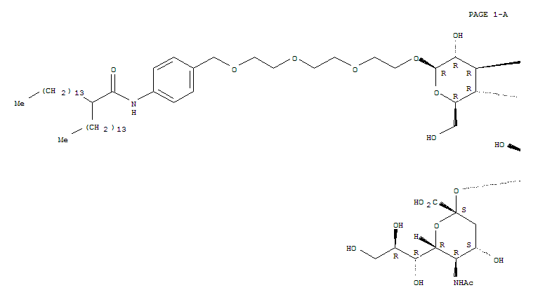 Hexadecanamide,N-[4-[[2-[2-[2-[[O-(N-acetyl-a-neuraminosyl)-(2®3)-O-b-D ...