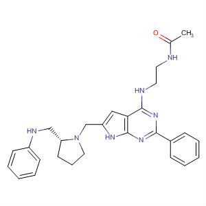 Acetamide,N-[2-[[2-phenyl-6-[[(2R)-2-[(phenylamino)methyl]-1-pyrrolidinyl]methyl]-1H-pyrrolo[2,3 ...
