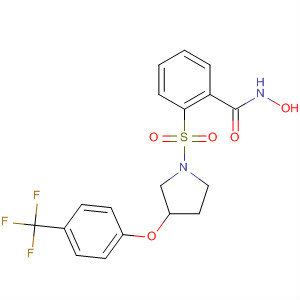 Benzamide,N-hydroxy-2-[[3-[4-(trifluoromethyl)phenoxy]-1-pyrrolidinyl ...