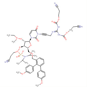 Uridine,3-[3-[[bis[[(2-cyanoethoxy)carbonyl]amino]methylene]amino]-1 ...