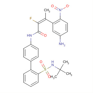 2-Butenamide,3-(5-amino-2-nitrophenyl)-N-[2'-[[(1,1-dimethylethyl)amino]sulfonyl][1,1'-biphenyl ...