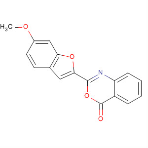 4H-3,1-Benzoxazin-4-one, 2-(6-methoxy-2-benzofuranyl)- | 497106-60-2