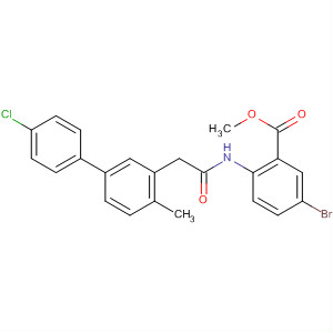 Benzoic acid,5-bromo-2-[[(4'-chloro-4-methyl[1,1'-biphenyl]-3-yl)acetyl]amino]-, methylester ...