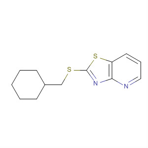 Thiazolo[4,5-b]pyridine, 2-[(cyclohexylmethyl)thio]- | 488738-62-1