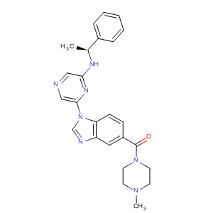 Piperazine,1-methyl-4-[[1-[6-[[(1S)-1-phenylethyl]amino]pyrazinyl]-1H ...
