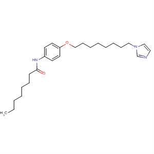 Octanamide, N-[4-[[8-(1H-imidazol-1-yl)octyl]oxy]phenyl]- | 88138-12-9