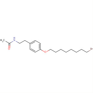 88212-88-8, Acetamide, N-[2-[4-[(8-bromooctyl)oxy]phenyl]ethyl]-, CAS ...