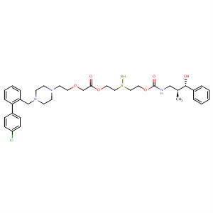 Acetic acid, [2-[4-[(4-chlorophenyl)phenylmethyl]-1-piperazinyl]ethoxy]-,2-[[2-[[[[(1S,2S)-2 ...