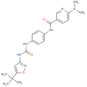 3-Pyridinecarboxamide,6-(dimethylamino)-N-[4-[[[[5-(1,1-dimethylethyl)-3-isoxazolyl]amino ...