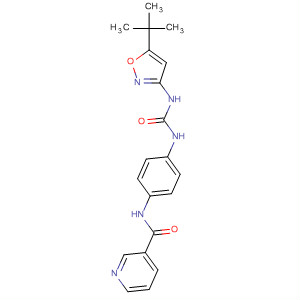852669-40-0, 3-Pyridinecarboxamide,N-[4-[[[[5-(1,1-dimethylethyl)-3-isoxazolyl]amino]carbonyl ...