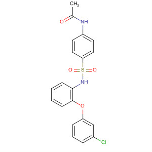 Acetamide, N-[4-[[[2-(3-chlorophenoxy)phenyl]amino]sulfonyl]phenyl]- | 827577-21-9