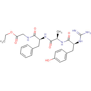 Glycine,N-[N-[N-[N-(aminoiminomethyl)-L-tyrosyl]-D-alanyl]-L ...