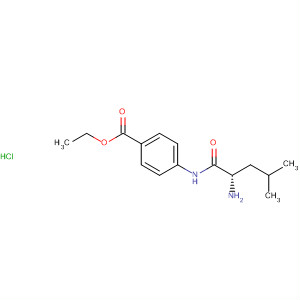 Benzoic acid, 4-[[(2S)-2-amino-4-methyl-1-oxopentyl]amino]-, ethylester, monohydrochloride ...