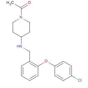 Ethanone,1-[4-[[[2-(4-chlorophenoxy)phenyl]methyl]amino]-1-piperidinyl]- | 919118-40-4