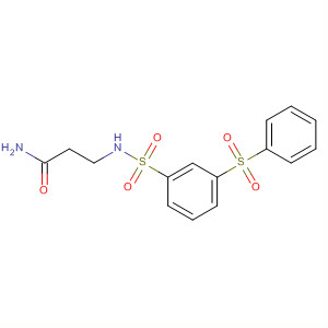 Propanamide, 3-[[[3-(phenylsulfonyl)phenyl]sulfonyl]amino]- | 915754-42-6