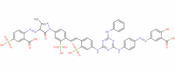 Benzoic acid, 2-[[1-[4-[2-[4-[[4-[[4-[(3-carboxy-4-hydroxyphenyl)azo]phenyl]amino]-6 ...