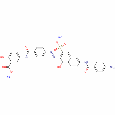 disodium 5-[[4-[[6-[(4-aminobenzoyl)amino]-1-hydroxy-3-sulphonato-2-naphthyl]azo]benzoyl]amino ...