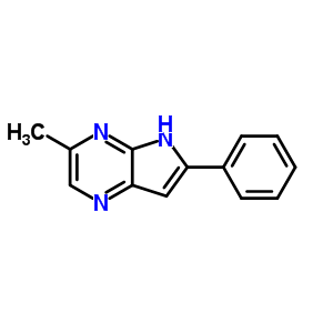 3-methyl-6-phenyl-5H-pyrrolo[2,3-b]pyrazine | 78605-13-7